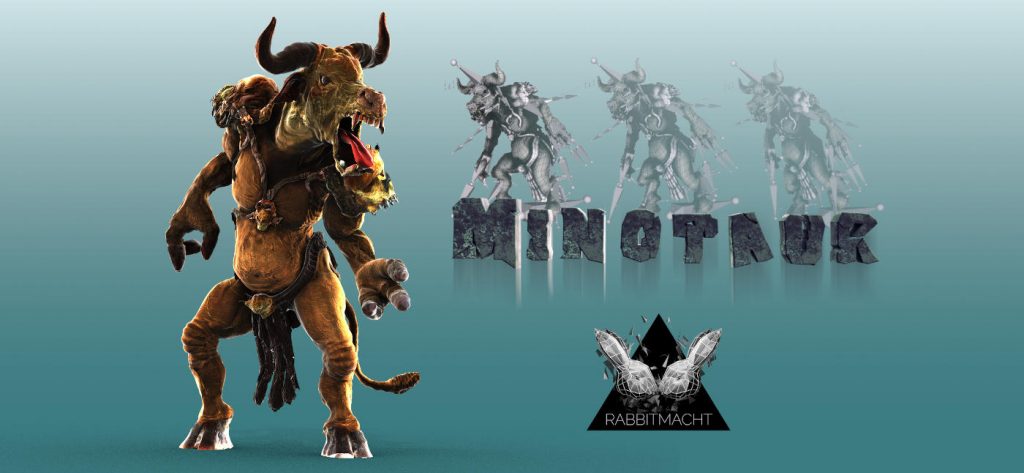 A Super Versatile Minotaur, Rigged And Ready To Rumble – RabbitMacht